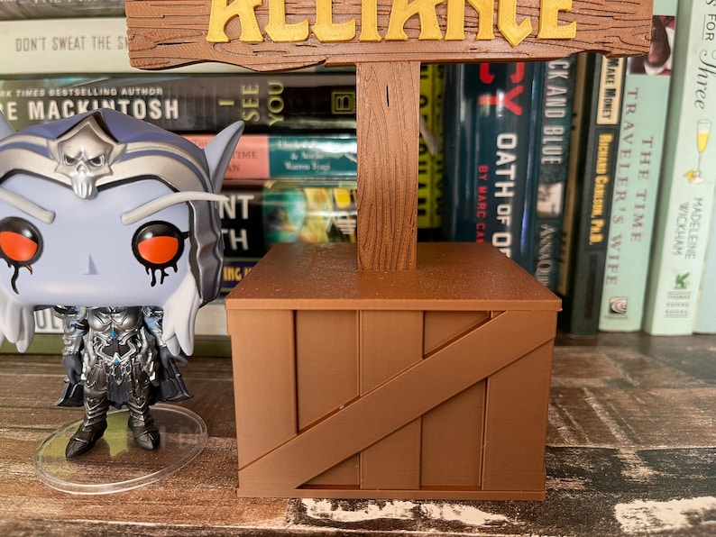 World of Warcraft Alliance Display Stand | 3D Printed Storage Box - Etsy