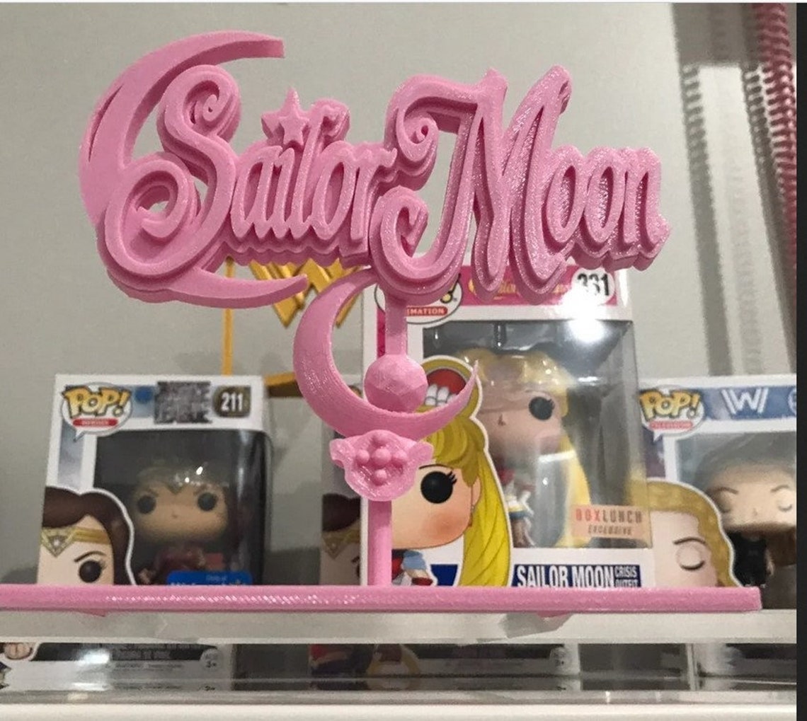 Sailor Moon Display Sign Stand Many Colors Available Sizes: Regular ...