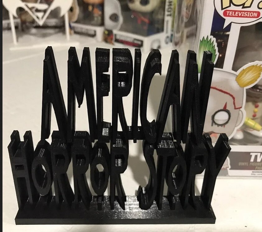 American Horror Story Display Sign Stand | Many Colors Available ...