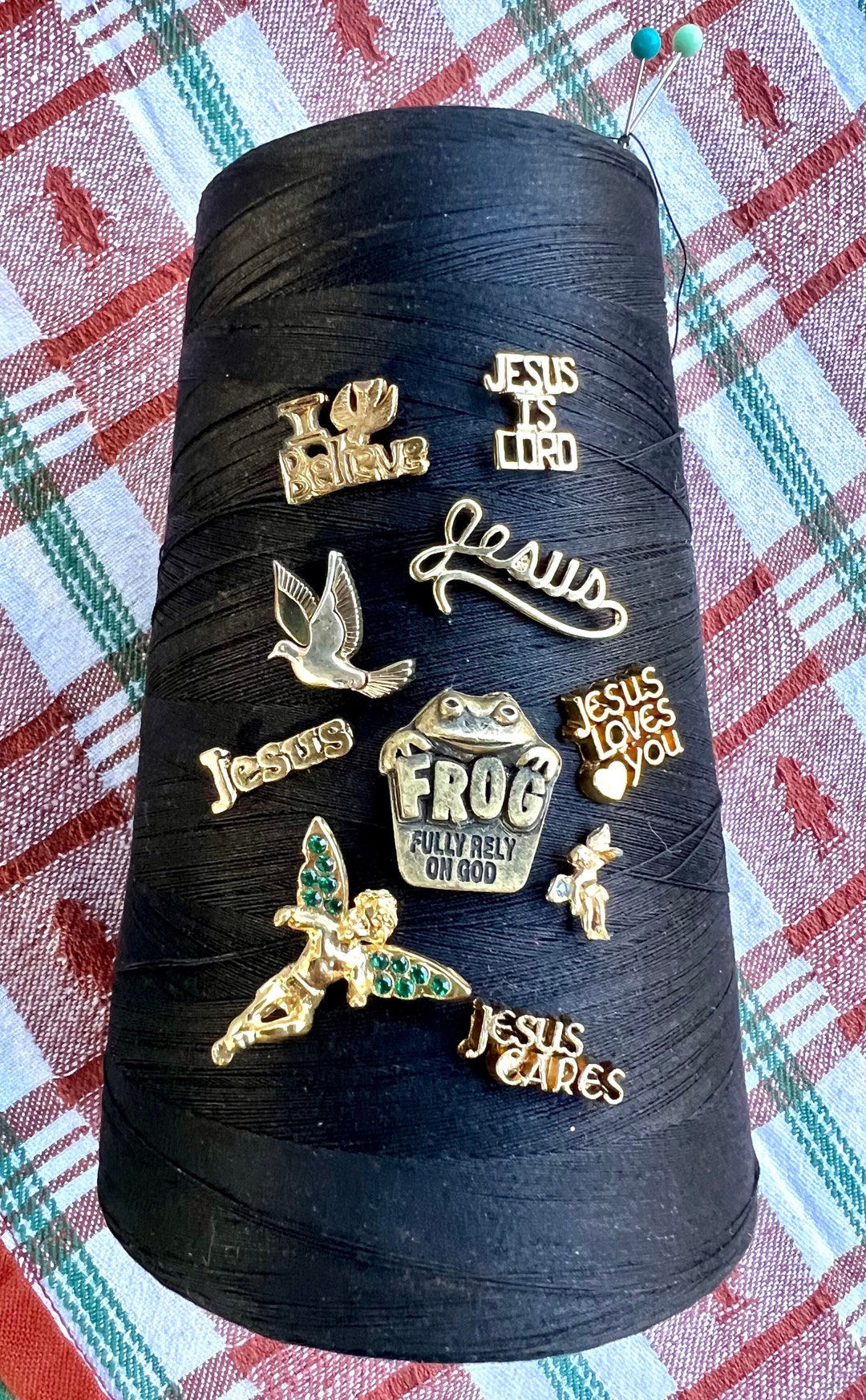 Jesus Vintage Metal Jesus Tac Pins NOS Retro Rescues From - Etsy