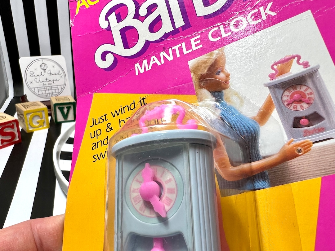 Barbie! *action Accents* Barbie Mantle Clock by Arco #7936, Nos/in ...