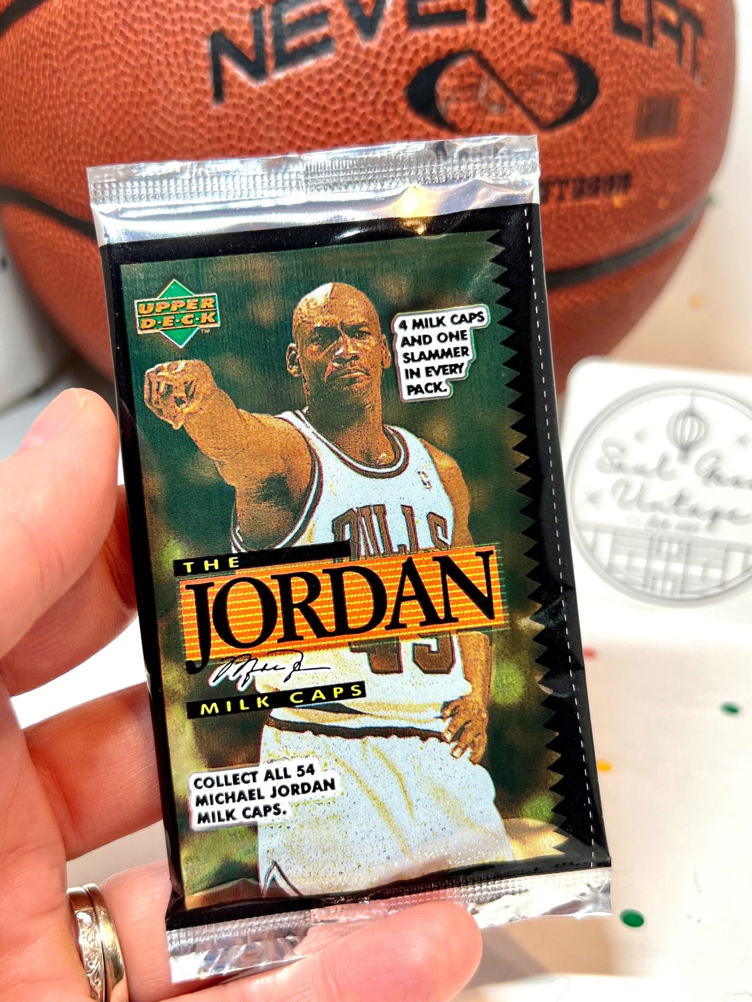 1995 Michael Jordan: Milk Caps by Upper Deck - New Old Stock, Intact ...
