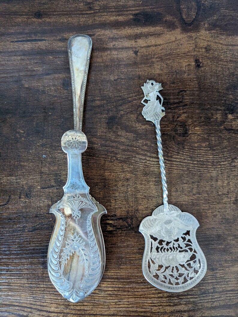 Silver Fish Pastry Asparagus Servingware - Etsy