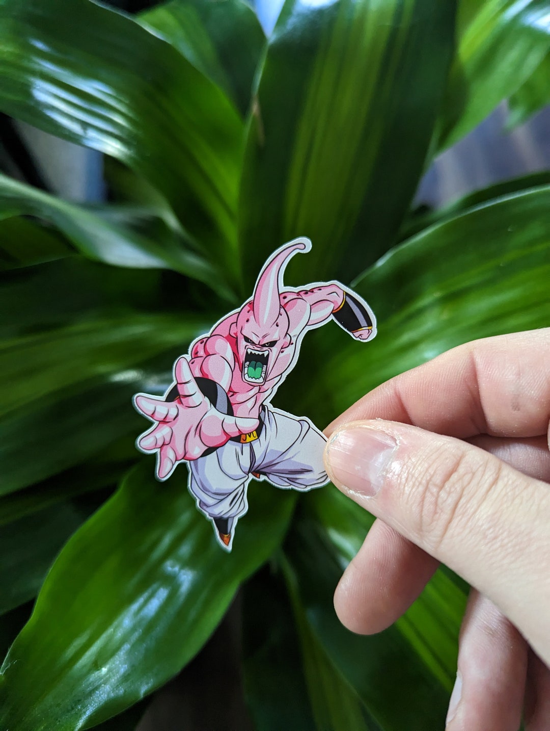 Majin Buu Matte Vinyl Sticker - Etsy