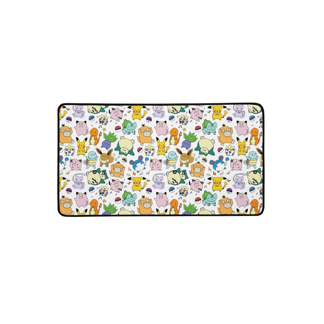 Cute Cartoon Poke Friends Keyboard Desk Mat - Etsy