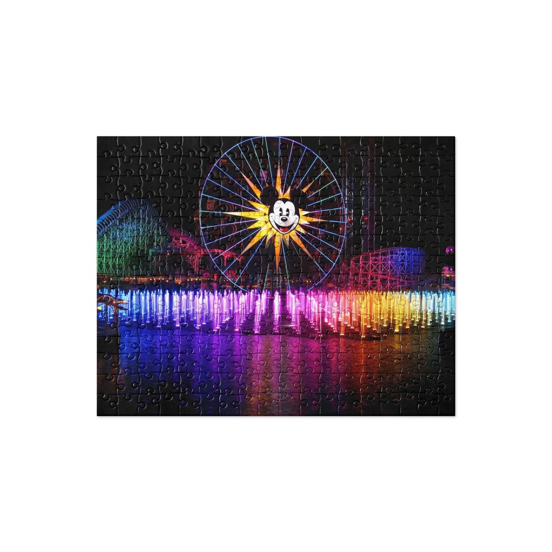 DCA California Adventure World of Color 252 Piece Jigsaw Puzzle - Etsy