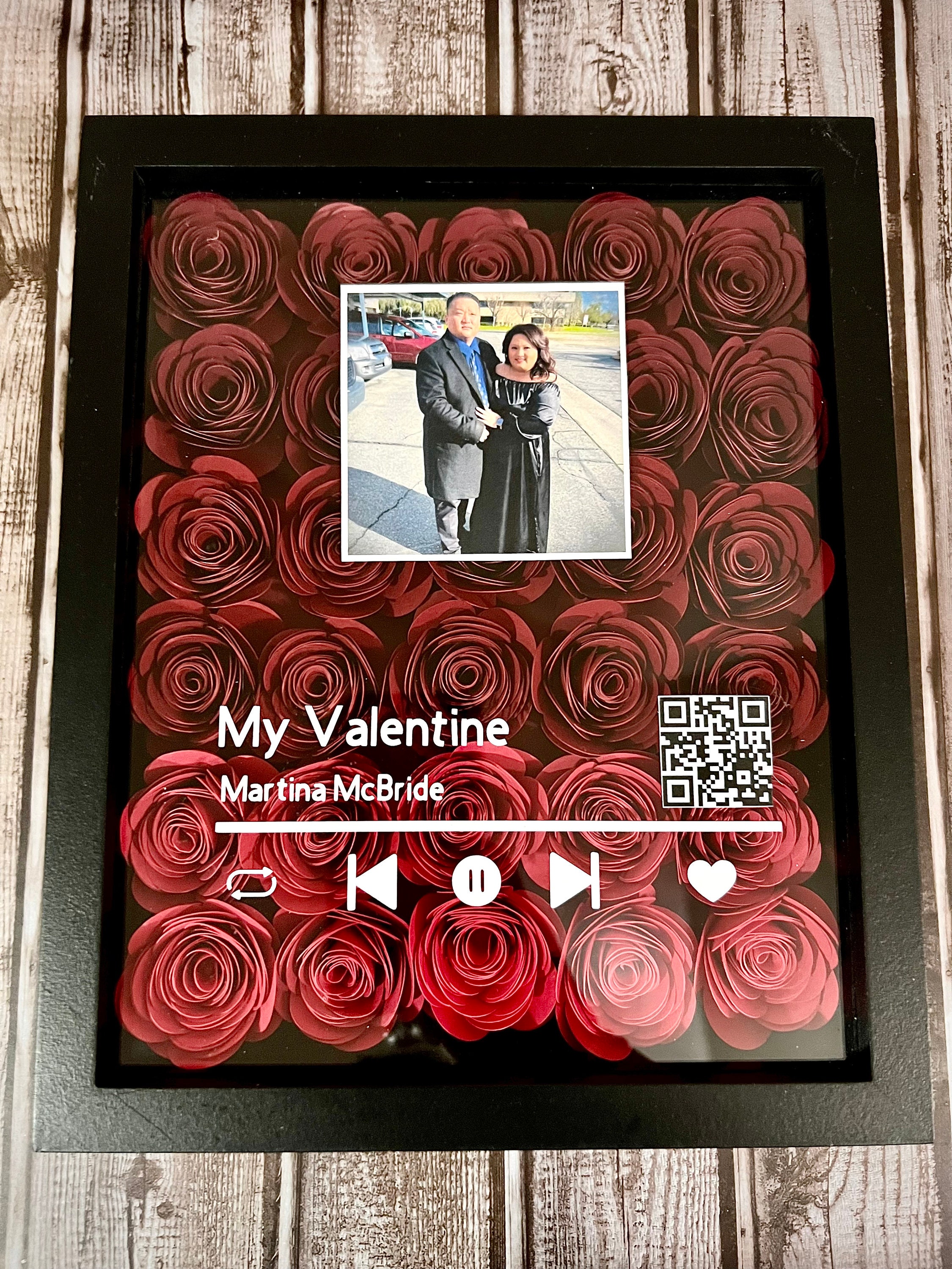 Personalize Shadow Box Wedding Gift Anniversary Gift Valentines Gift ...
