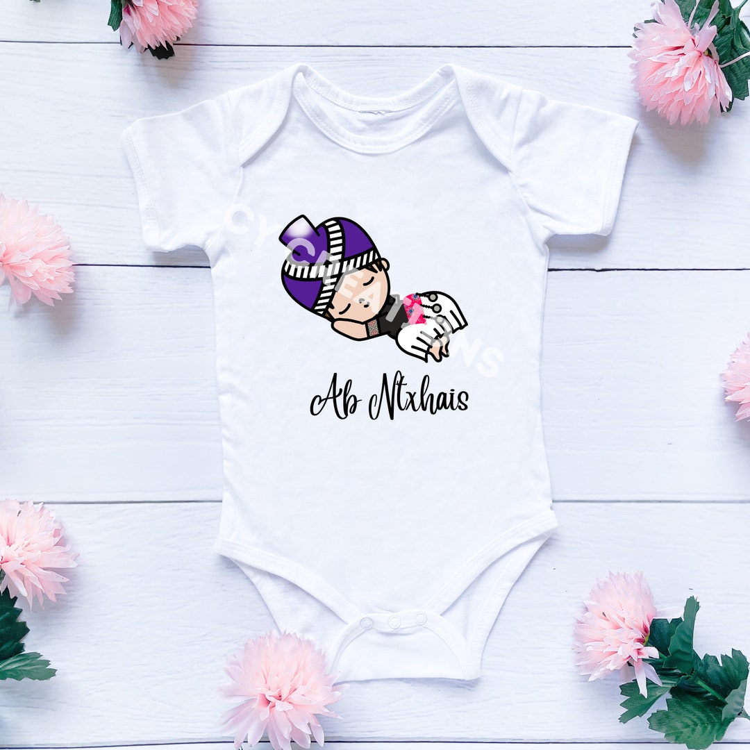Hmong Baby Girl Onesies| Baby Girl Clothes| Baby Girl Hmong| Hmoob Girl ...