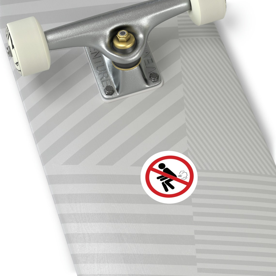 Don't Be Rude! No Farting Round: Indoor/outdoor Sticker - Etsy