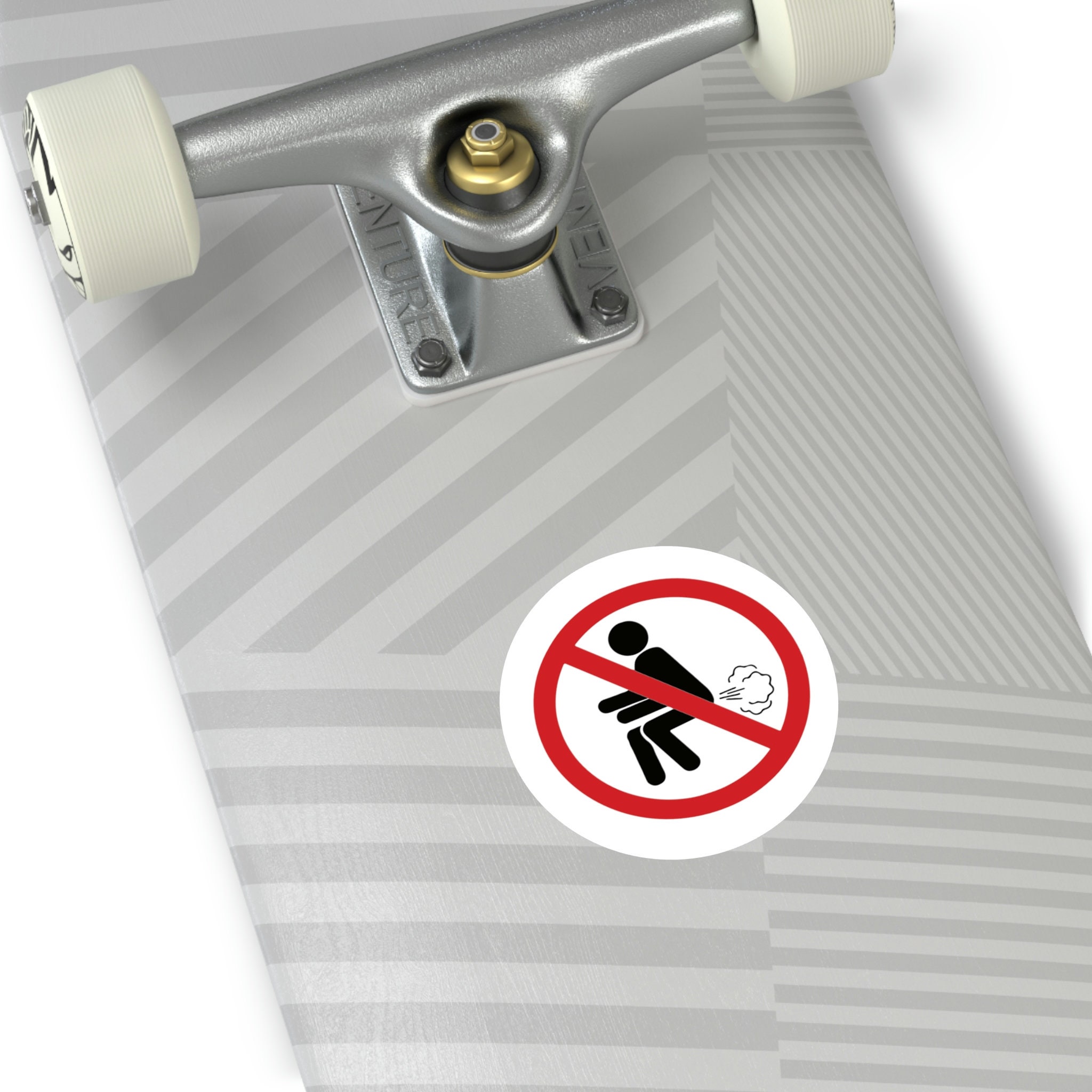 Don't Be Rude! No Farting Round: Indoor/outdoor Sticker - Etsy