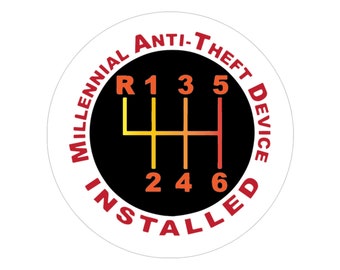 Don't Be Rude No Farting Round: Indoor/outdoor Sticker - Etsy