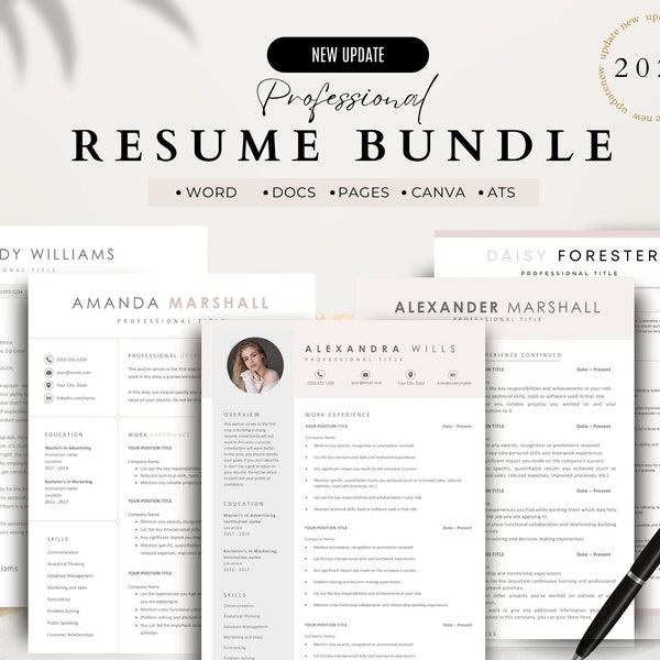 Basic Resume Example, Minimalist Resume Template, Resume Template for ...