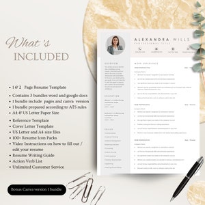 ATS Resume Google Docs Resume Template for Word & Pages Clean CV ...