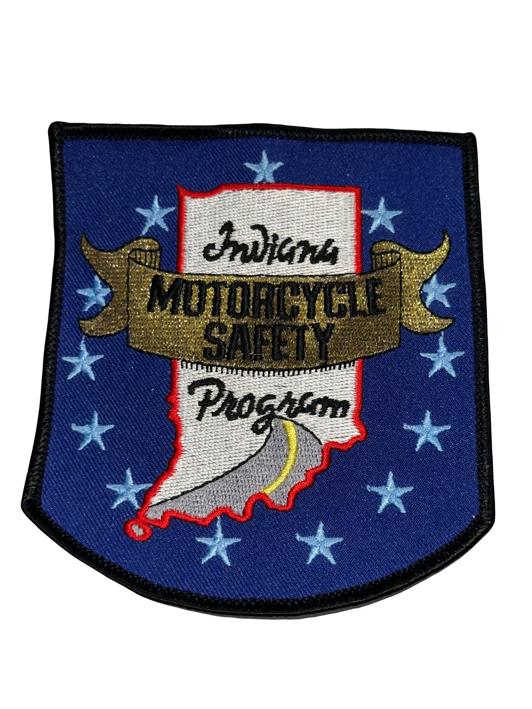 Vintage Indiana Motorcycle Safety Program Graduate Sew on Patch 4.5 ...