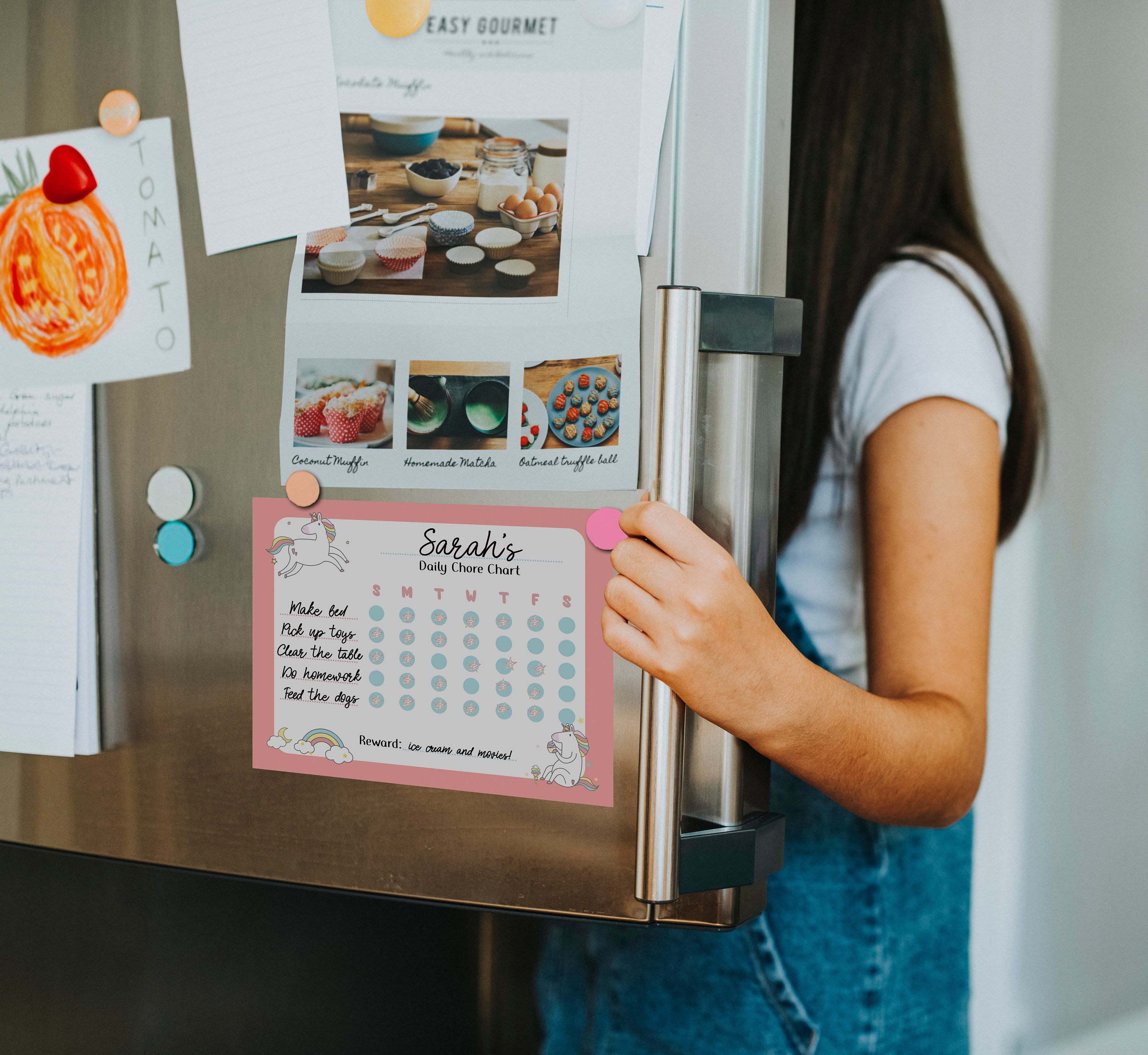 Mermaid Chore Chart | Digital Download | Instant Download | Custom ...