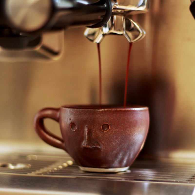 Funny Face Ceramic Coffee Mug - Etsy