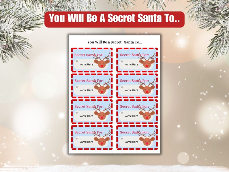 Secret Santa Questionnaire | | Christmas Games | Holiday Activities ...