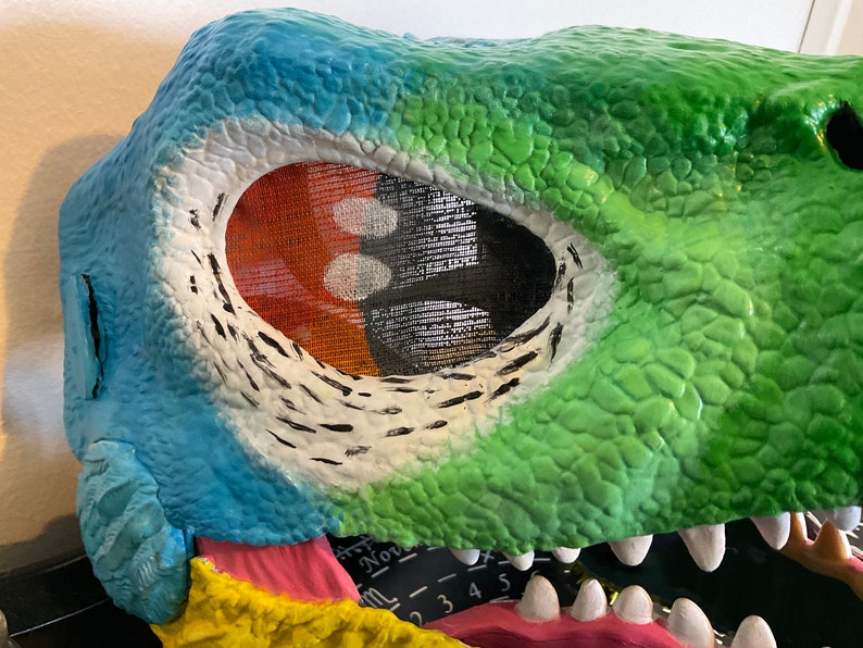 Blue Parrot/ Macaw Bird Dinomask - Etsy Australia