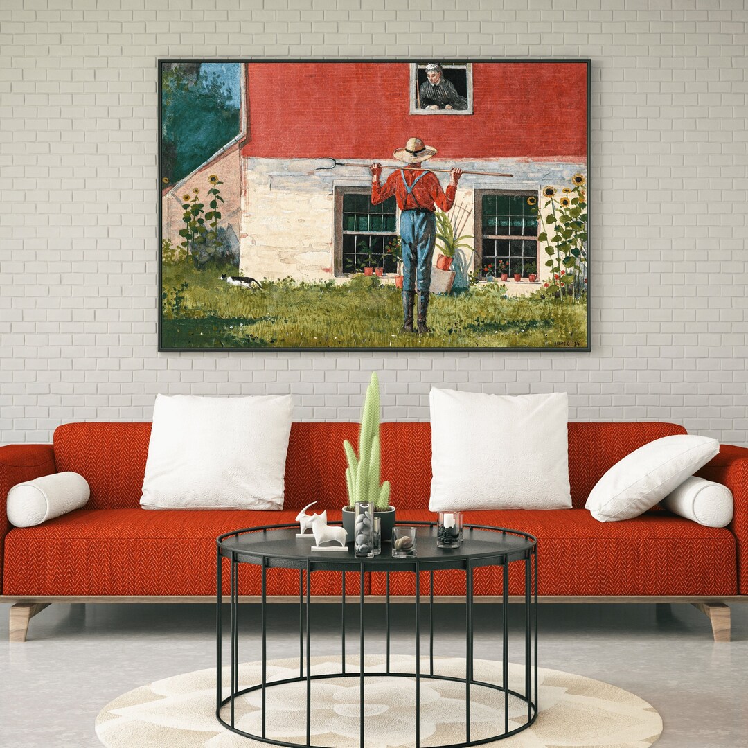 Printable in the Garden (rustic Courtship) (1874) by Winslow Homer ...