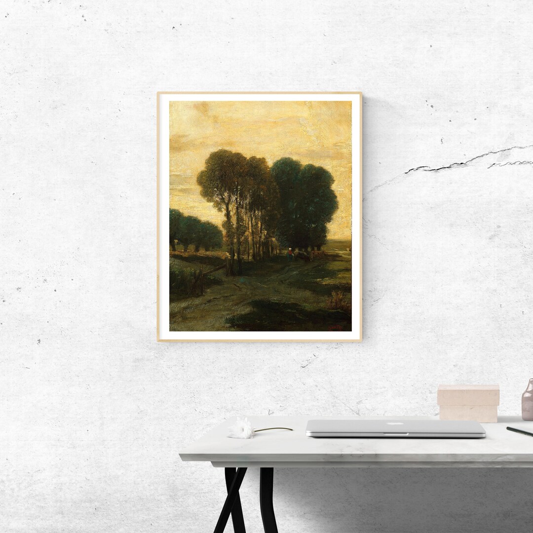 Printable A Clump of Trees (c. 1860) Original Artwork | Vintage Wall ...