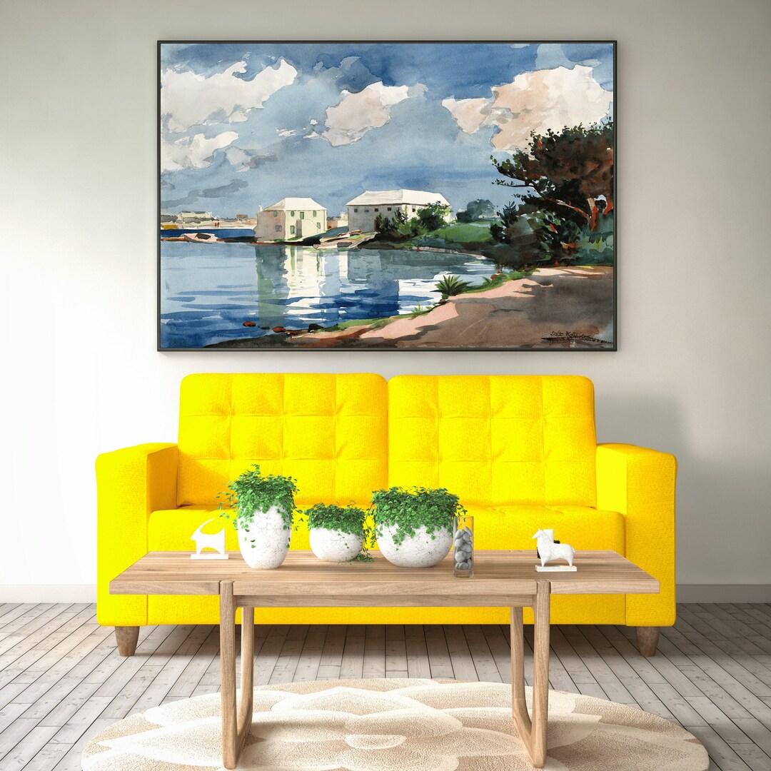 Printable Salt Kettle, Bermuda (1899) by Winslow Homer | Vintage Wall ...