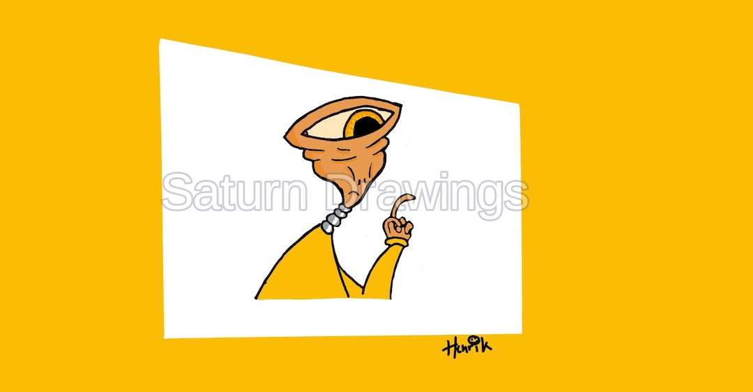Sci-fi Alien Original Drawing (JPEG PNG PDF) - Etsy