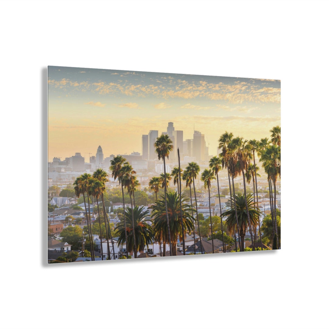 Acrylic City Landscape Print - Etsy