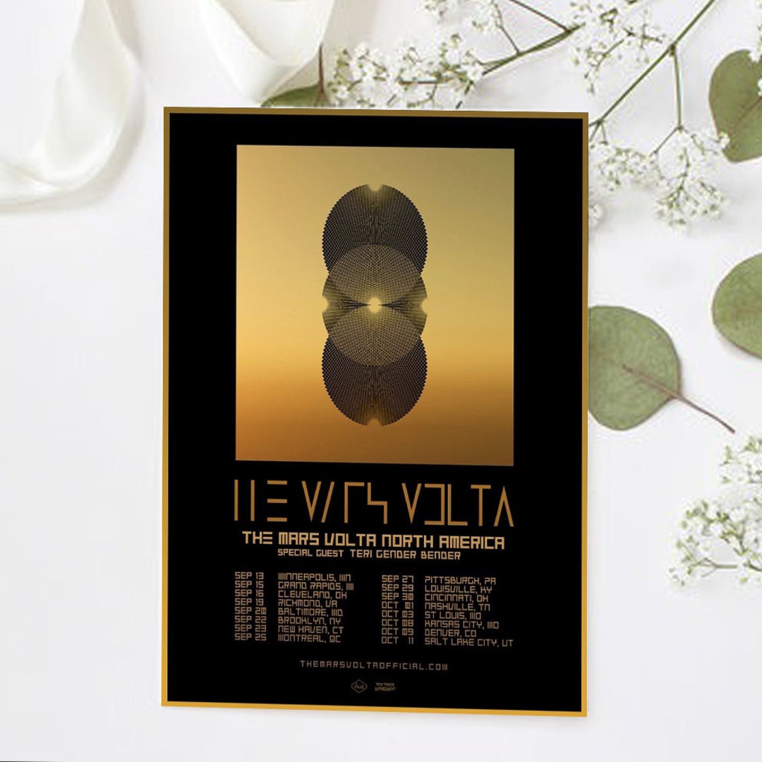 The Mars Volta Tour 2023 Poster Home Decor - Etsy