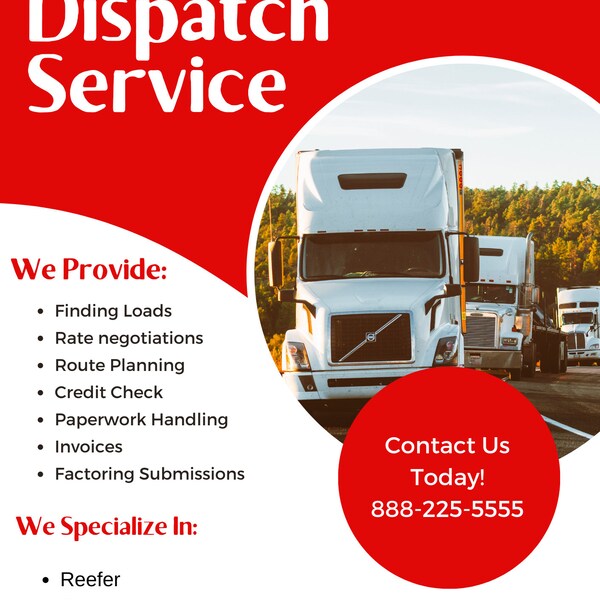 Dispatching Flyer Template - Etsy