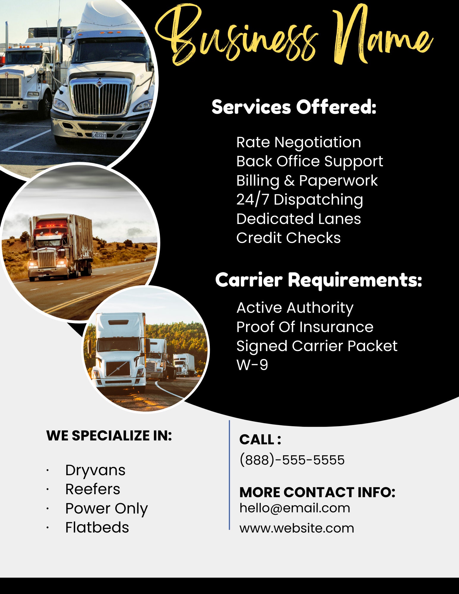 Dispatch Flyer - Etsy