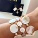Golden Shell Bracelet for a Touch of Summer Glam - Etsy