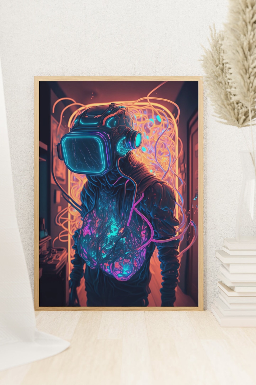 Virtual Reality Boy Gaming Poster - Etsy