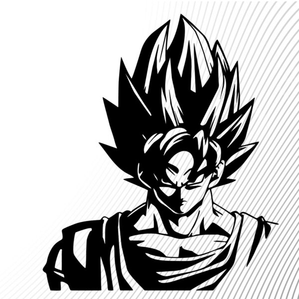 Goku Super Saiyan Decal - Etsy