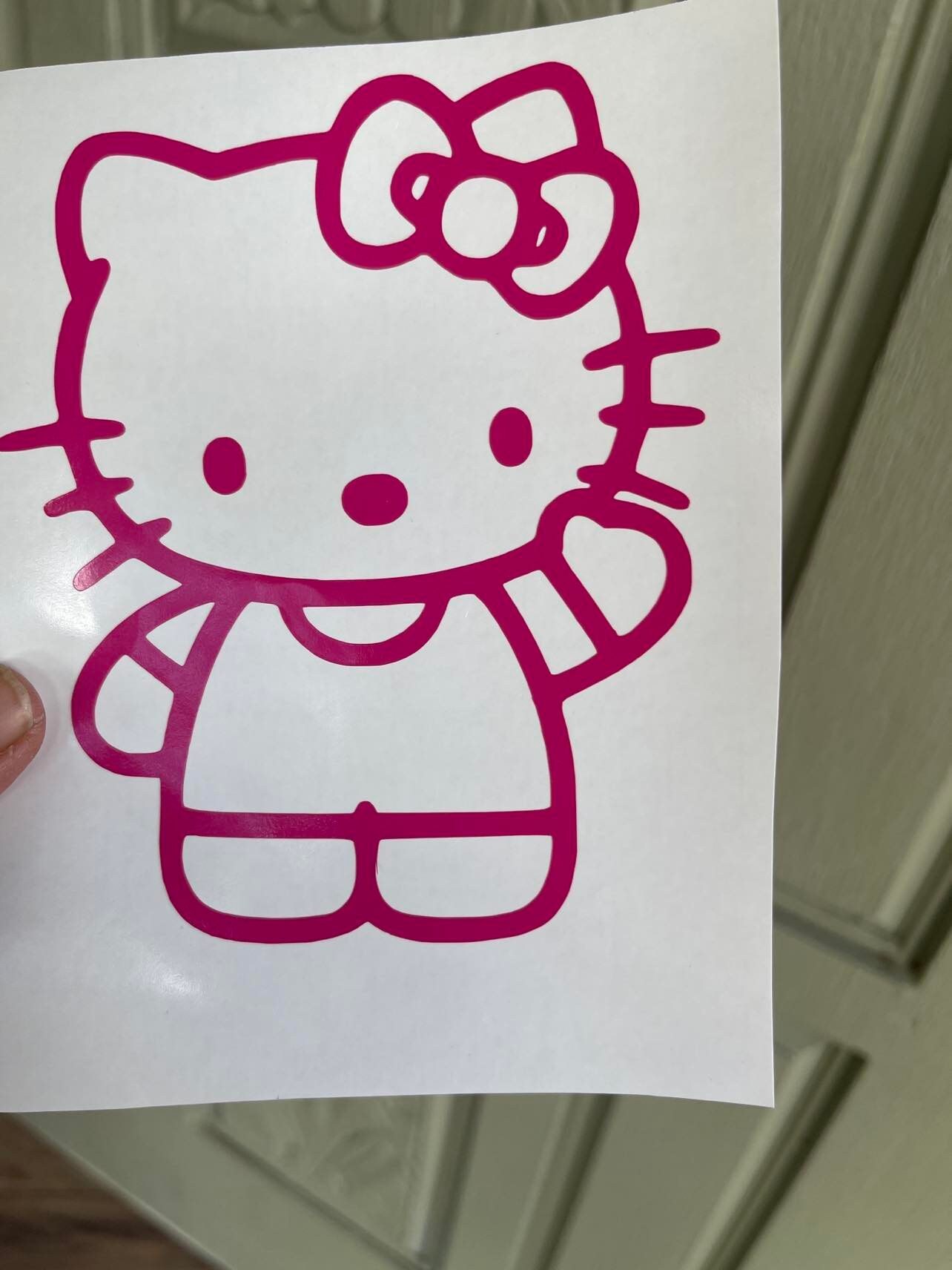 Decal Vinyl Hello Kitty Sanrio Window Car Laptop for Tumbler - Etsy