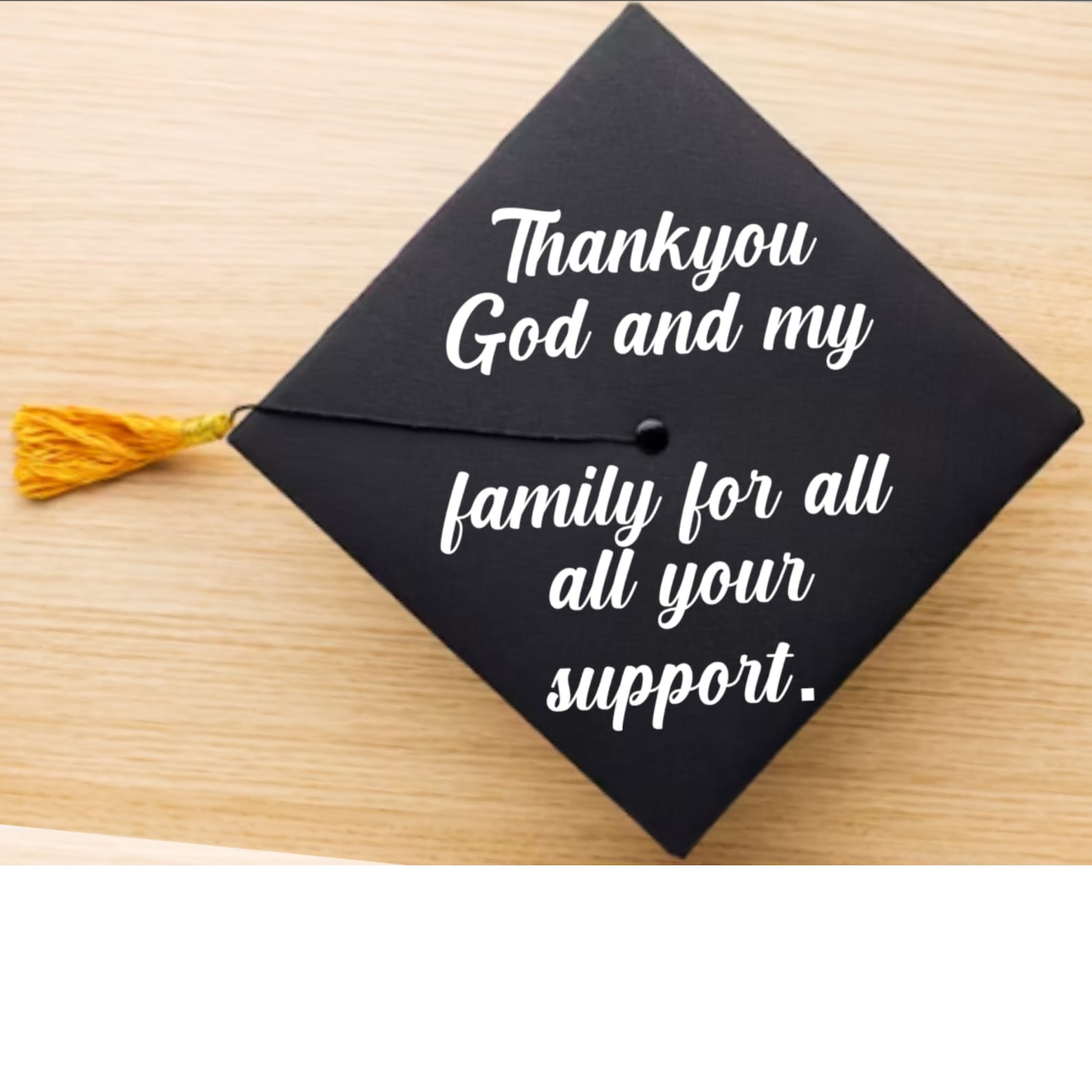 Personalized Graduation Cap Sticker With Your Own Quote. Choose Your ...