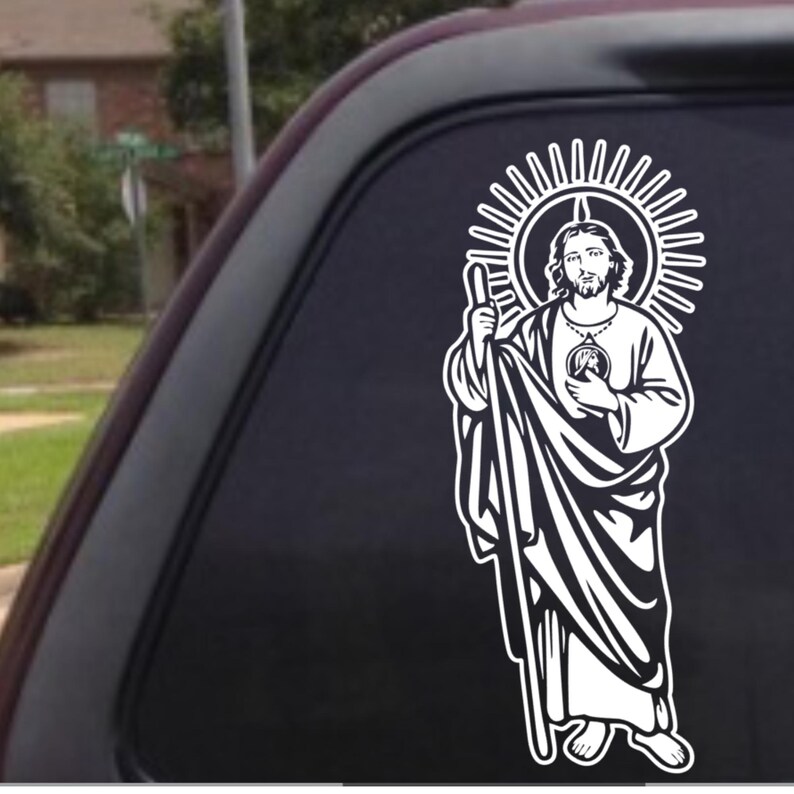 Decal Vinyl Saint Jude / Sticker / Window Car / Hood / Laptop / Tumbler ...