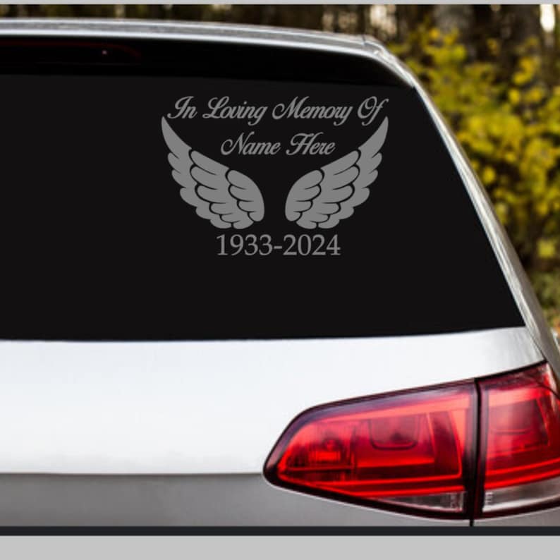 In Loving Memory Vinyl Decal, RIP, Honor Your Lost, for Window Car - Etsy