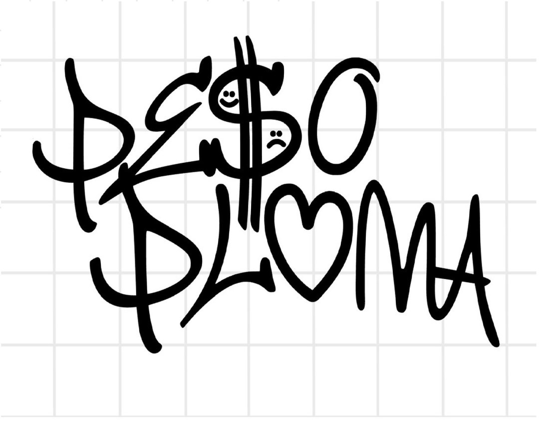 Decal Vinyl / Peso Pluma / Window Car / Laptop / Bumper / Tumbler ...