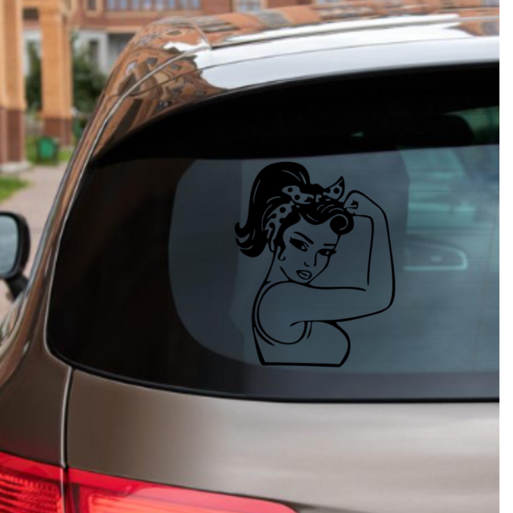 Rosie the Riveter Decal Vinyl / Window Car / Laptop / Tumbler /hood Car ...