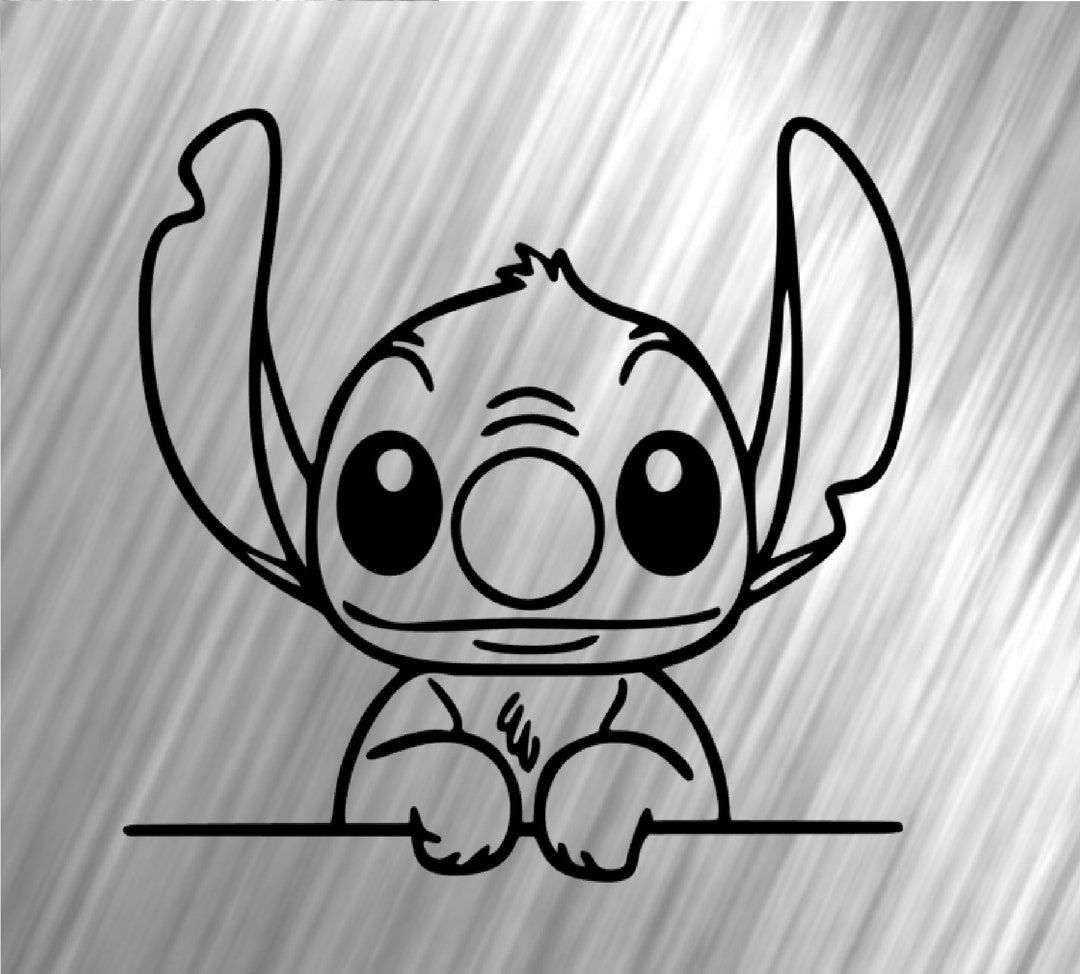 Vinyl Decal Stitch L Sticker Window Car Laptop Bumper Sticker ...