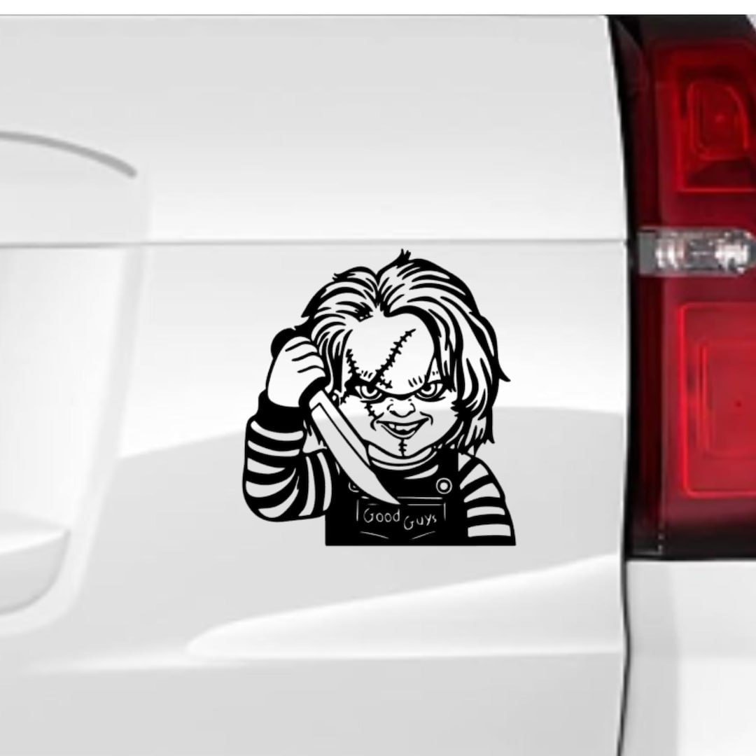 Chucky Sticker for Car, Vinyl Decal, Child's Play, for Window, Laptop ...