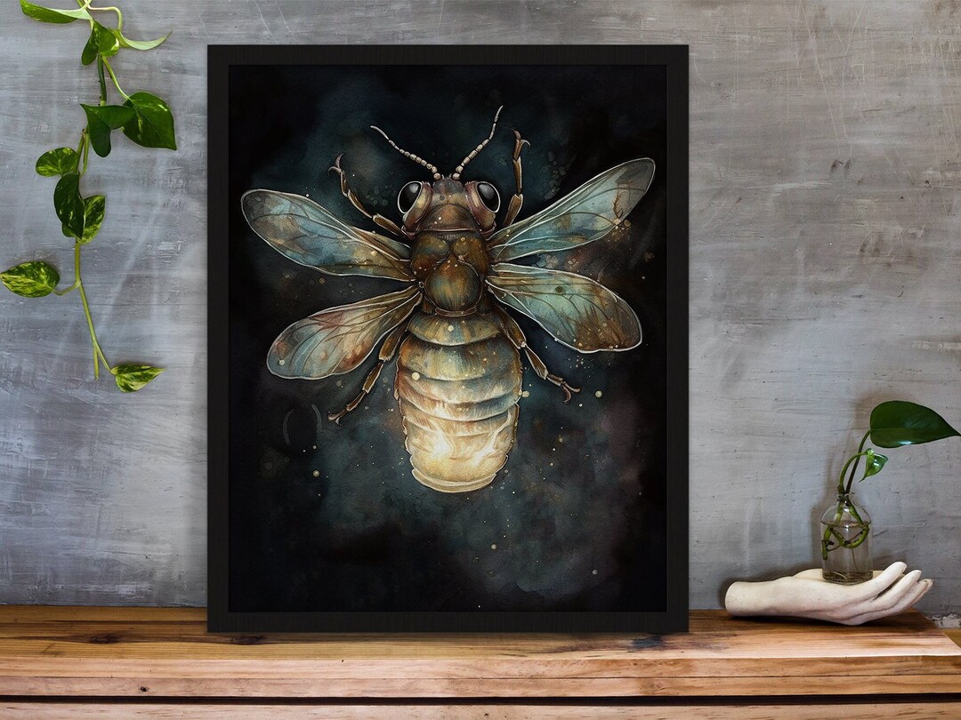 Firefly Wall Art Decor Instant Firefly Gift for Him Printable Firefly ...