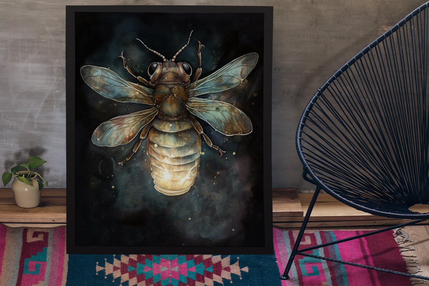 Firefly Wall Art Decor Firefly Gift for Him Physical Firefly Art Print ...