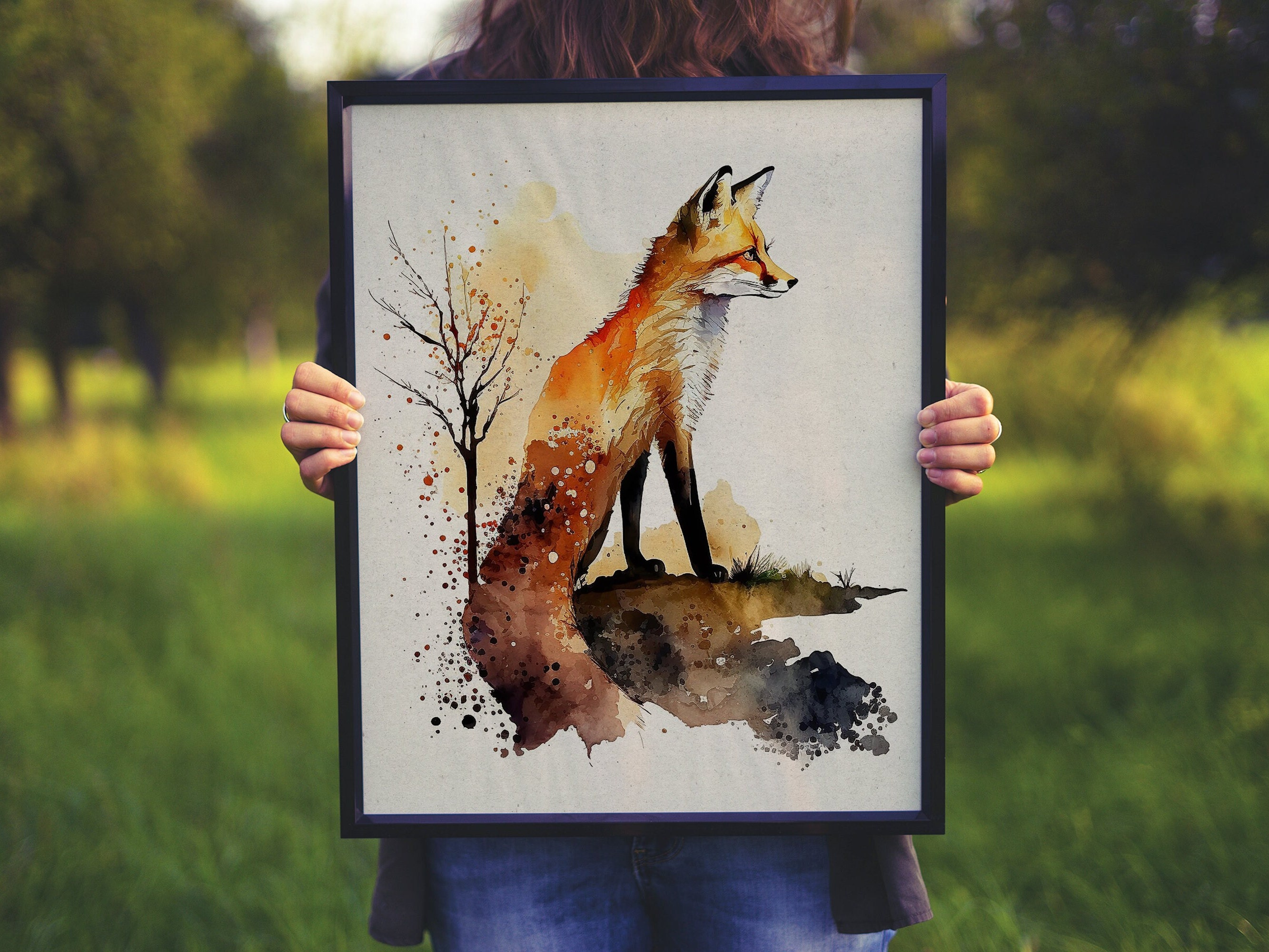 Kleiner Fuchs Druck majestätische Art Fuchs Portrait Druck - Etsy.de