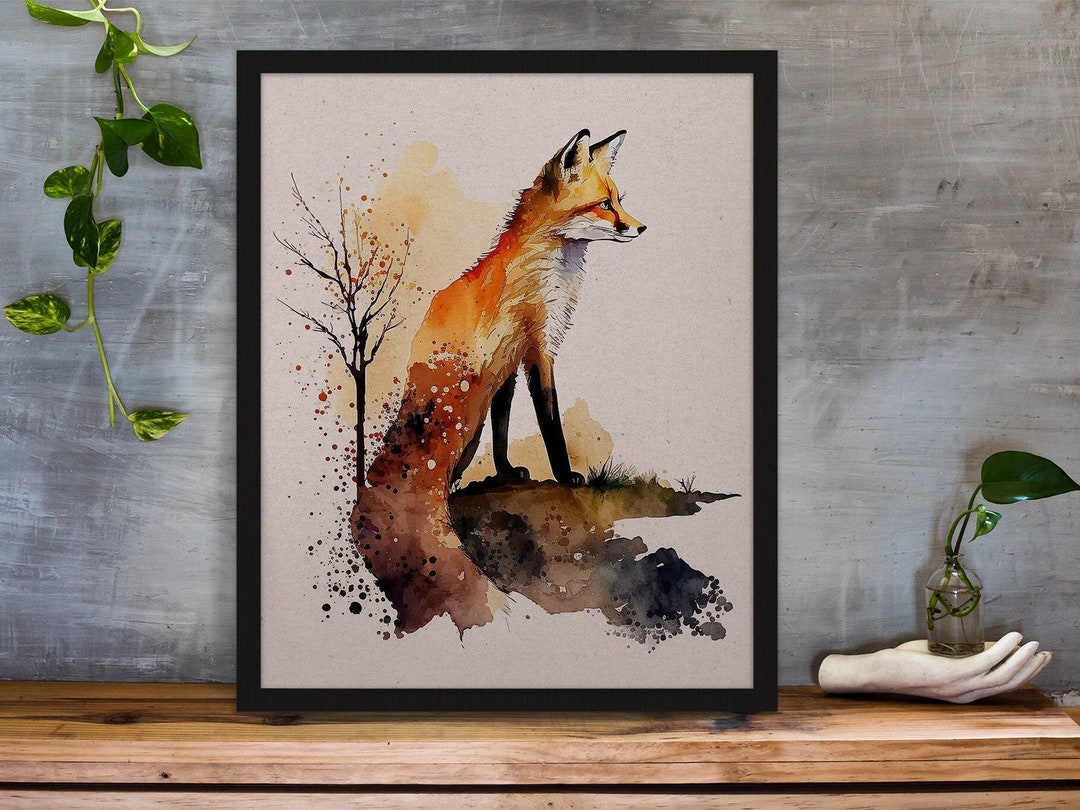 Kleiner Fuchs Druck majestätische Art Fuchs Portrait Druck - Etsy.de