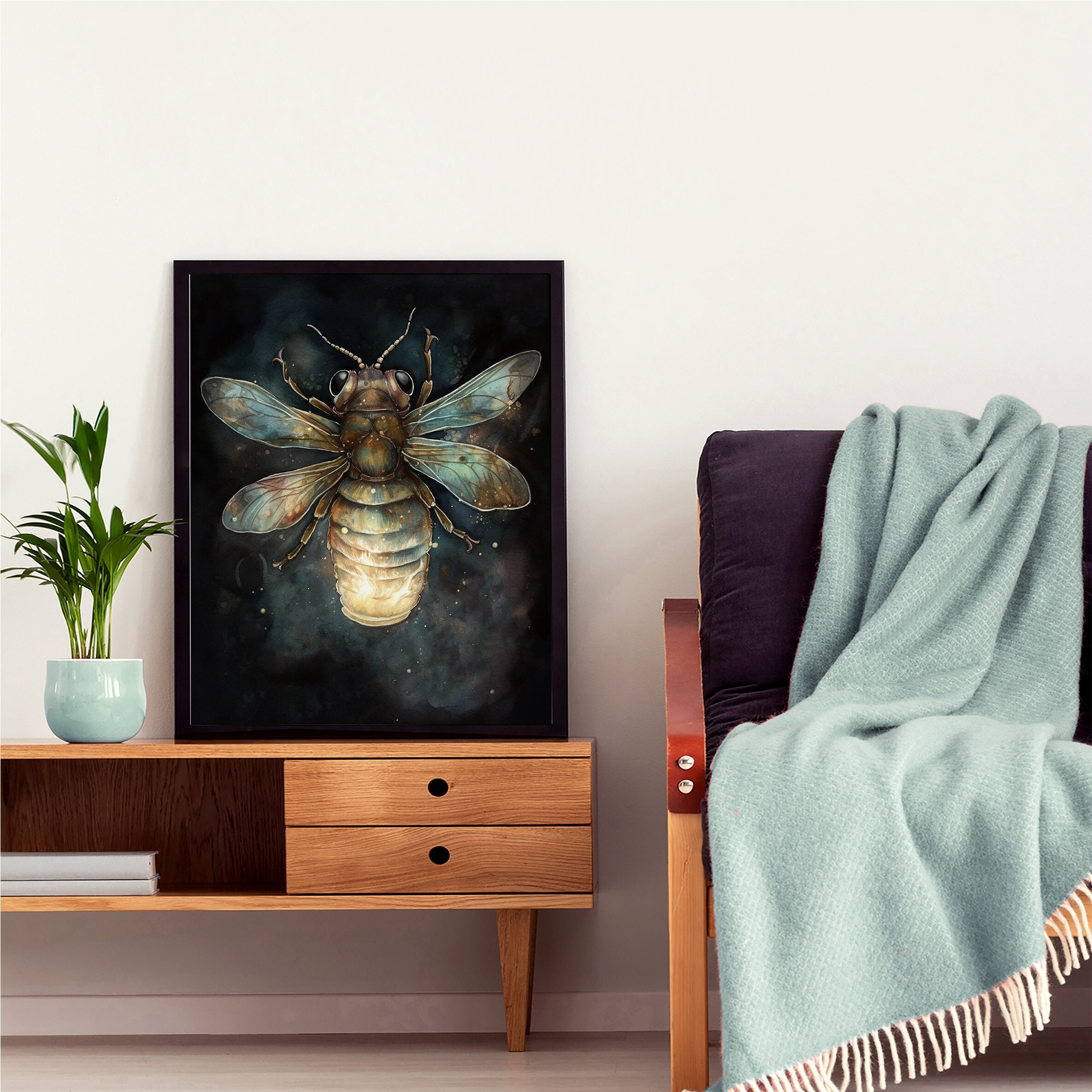 Firefly Wall Art Decor Firefly Gift for Him Physical Firefly Art Print ...