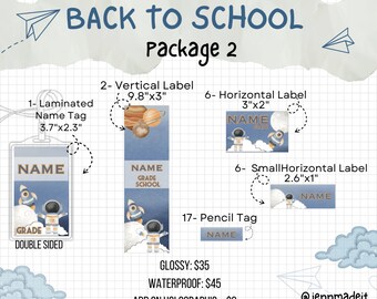 Student Labels Etiqueta Para Estudiantes Labels School Labels Custom ...