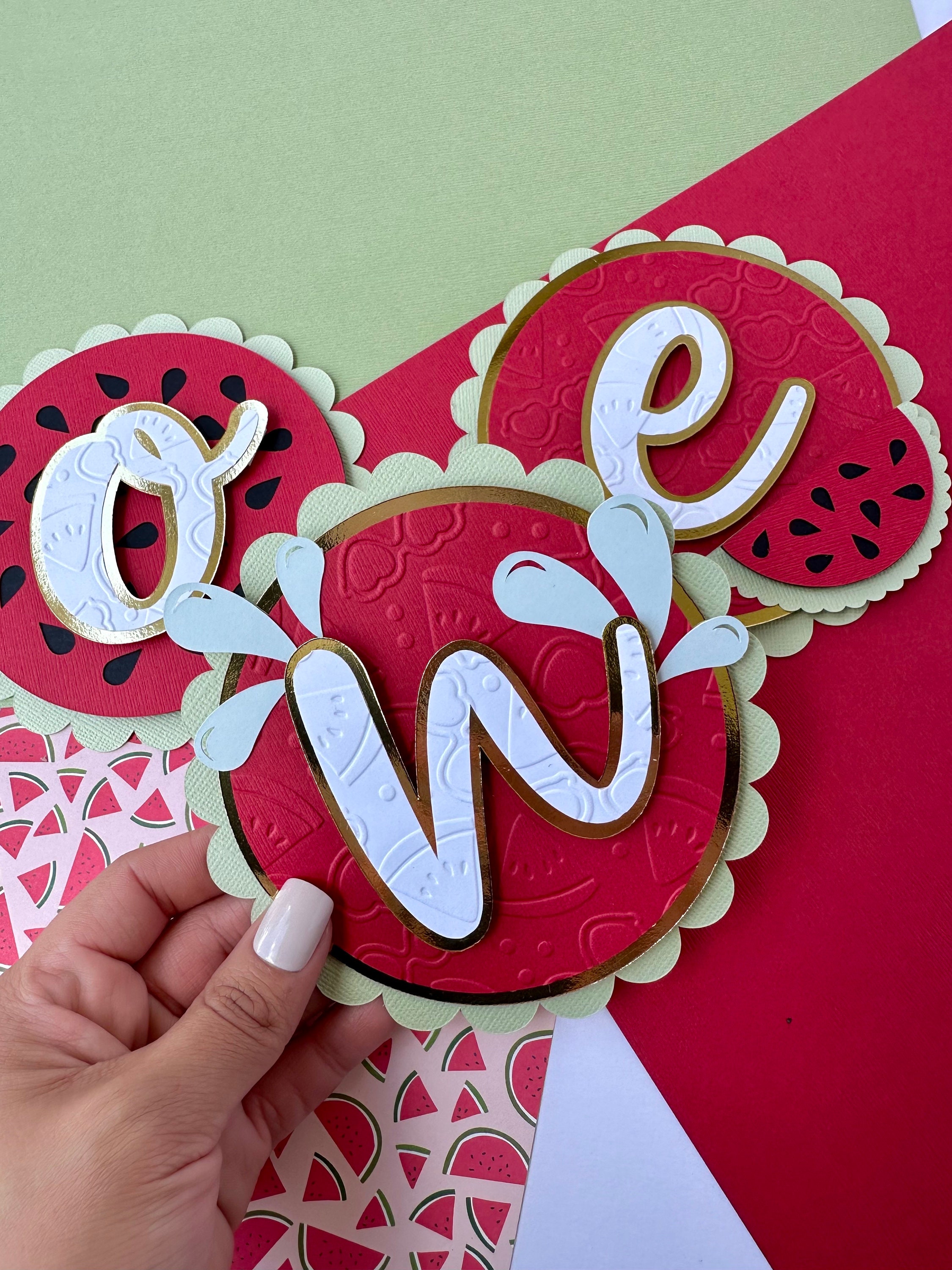 Watermelon Party Watermelon Theme Party Watermelon Cake Topper One in a ...