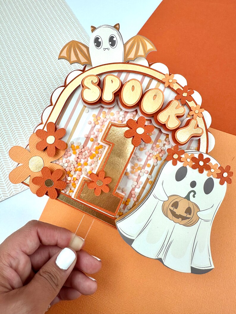 Spooky One Cake Topper, Spooky One Birthday Girl Party Decor, Spooky ...