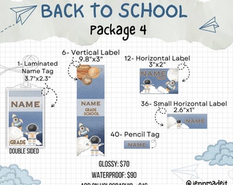 Student Labels Etiqueta Para Estudiantes Labels School Labels Custom ...